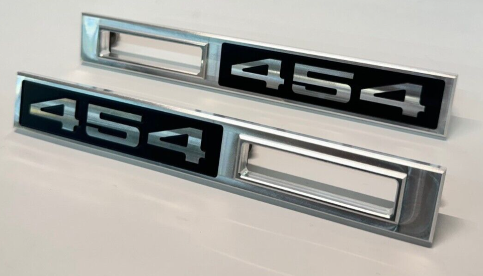 1969 Chevy Chevelle '454' Emblem Side Marker Light Bezel Front Fender ...