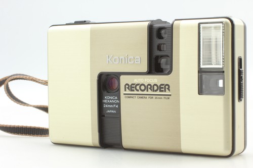 [MINT] Konica RECORDER Gold 35mm Half Frame Point & Shoot Camera From ...