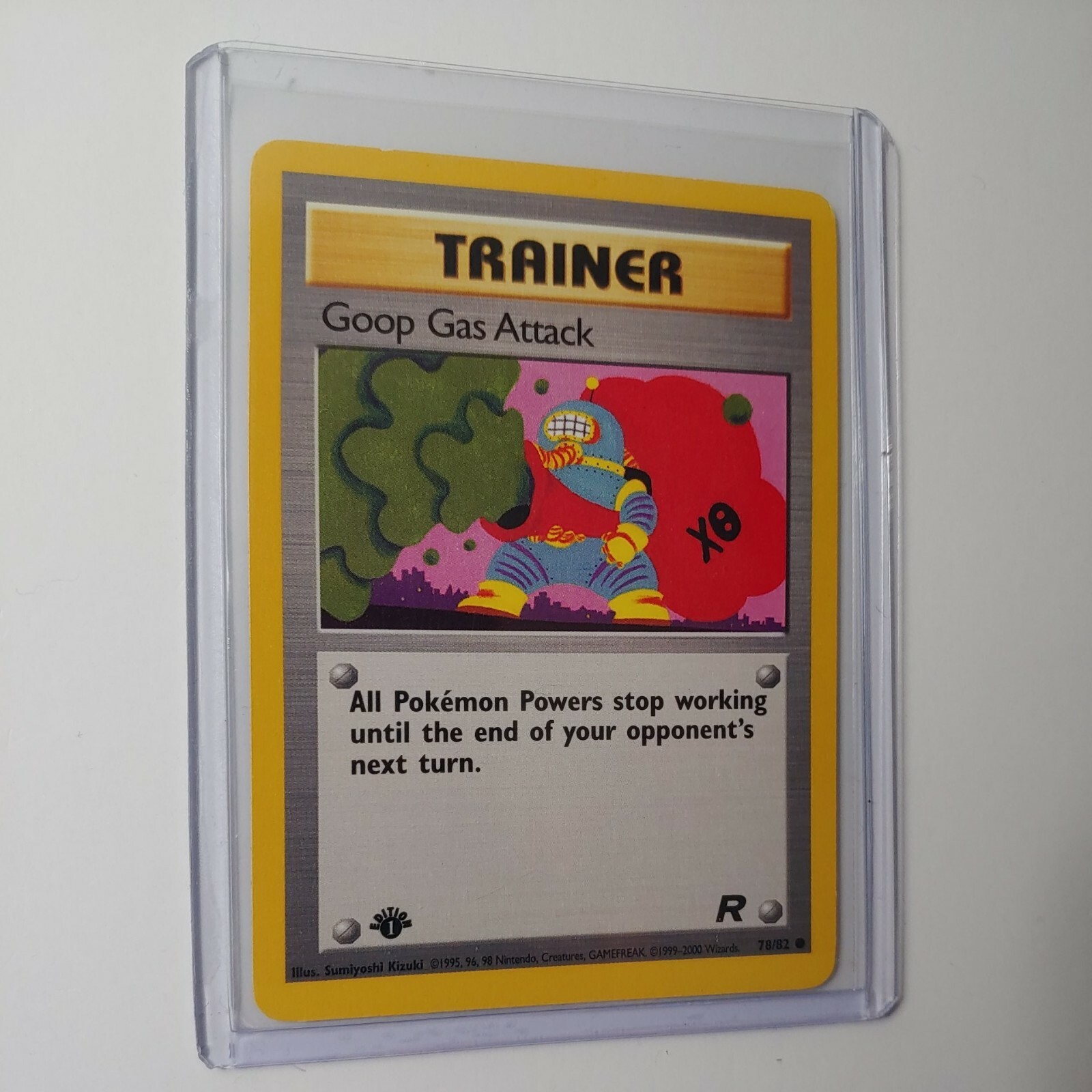 Pokémon Card Goop Gas Attack 78/82 1st Edition Team Rocket NM-Mint | eBay