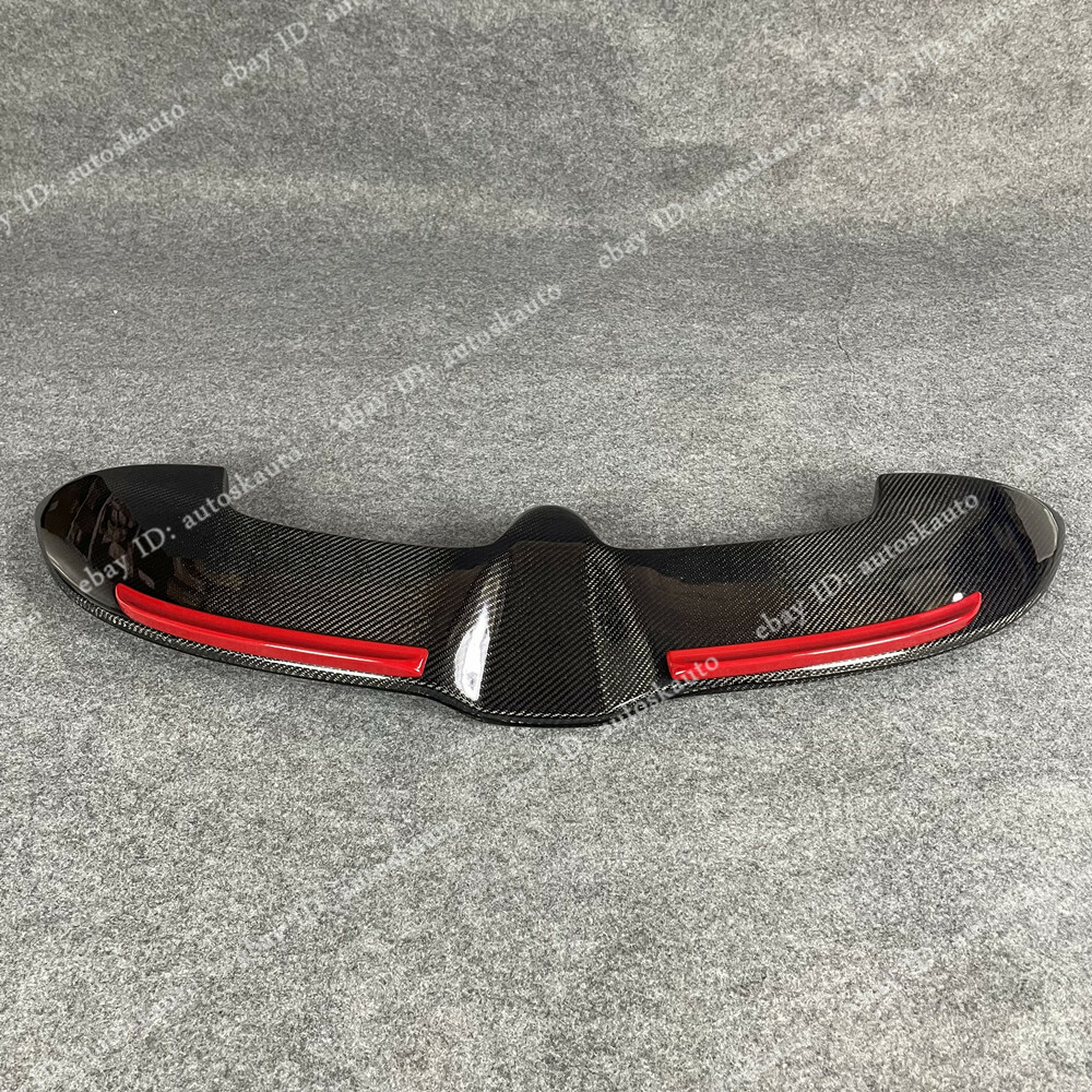 Fit Mini F56 Cooper S 2013-18 Rear Trunk Spoiler Roof Wing Real Carbon ...