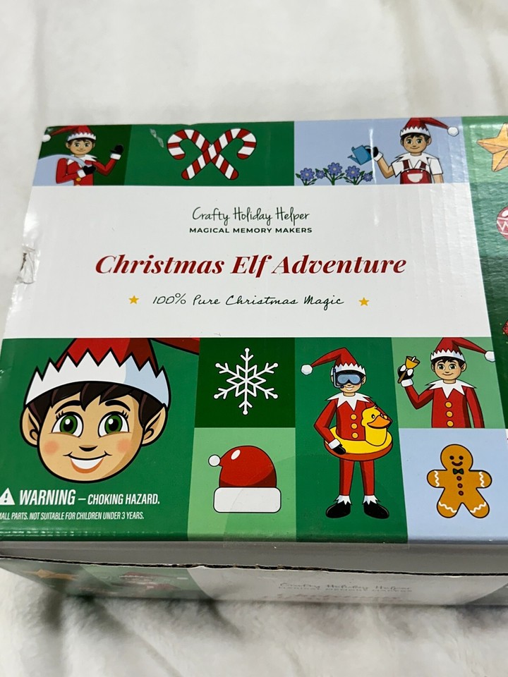 Crafty Holiday Helper Christmas Elf Adventure Kit 28 Days Countdown Kit ...