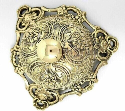 Nautical Brass Table Decor Bell Reception Ring Bell Desk Call Ornate ...