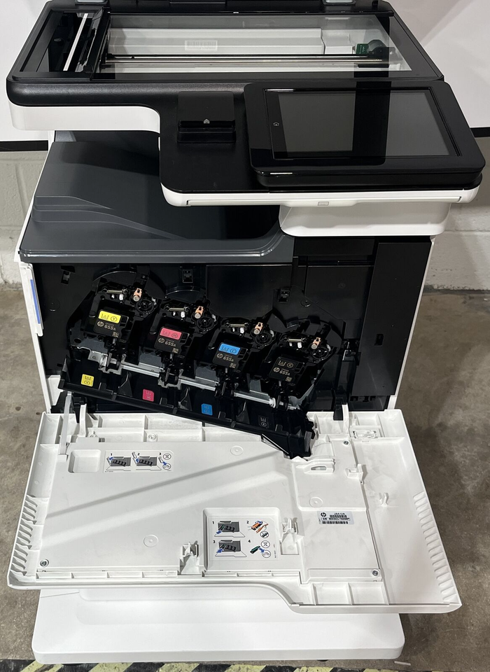 HP Color LaserJet Enterprise Flow MFP M681 J8A12A USB / Ethernet | eBay