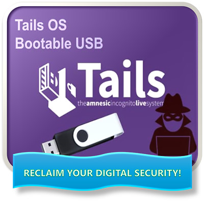 TAILS 6.9 Portable Anonymous OS - Bootable USB Live Drive (Run on any ...