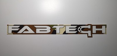 FABTECH racing Decal Stickers offroad utv overlanding ultra4 bitd score ...