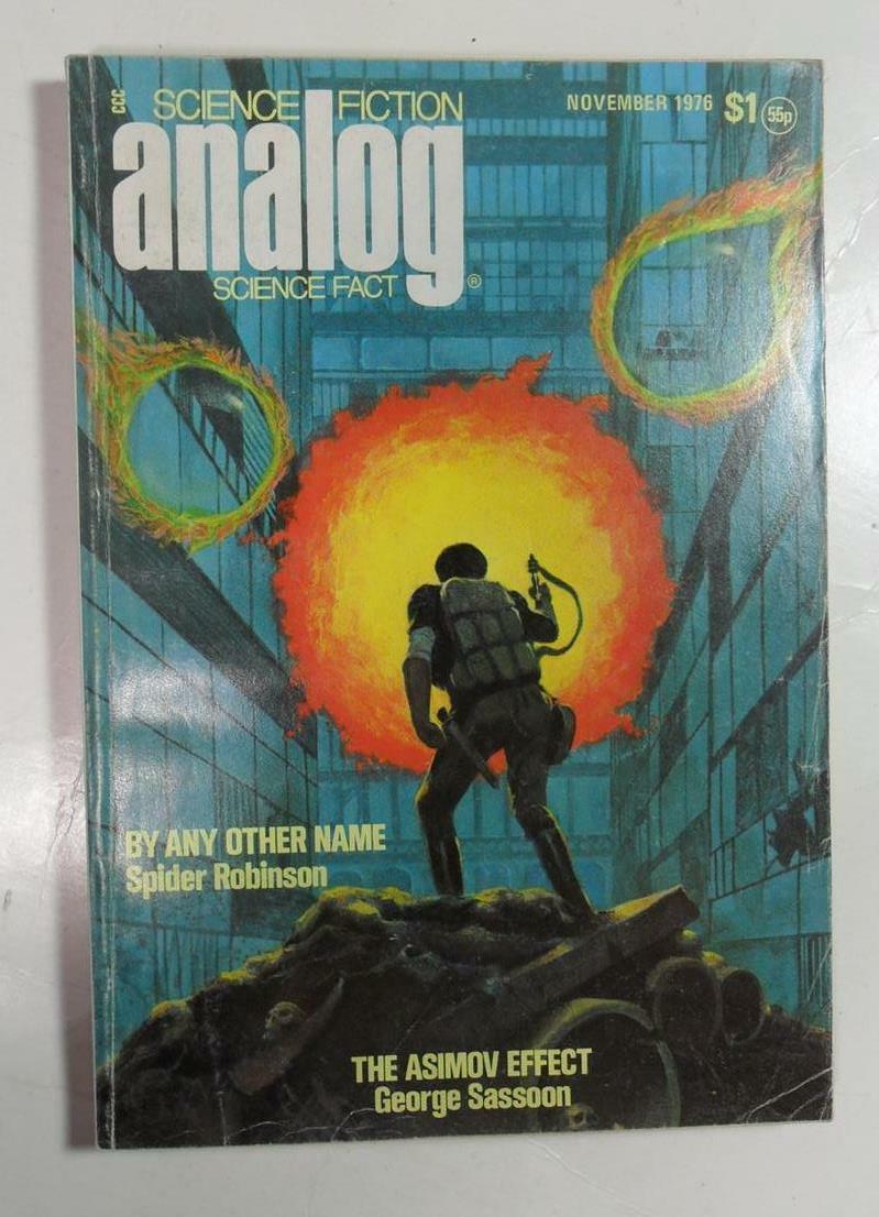 ANALOG SCIENCE FACT FICTION NOV 1976 SPIDER ROBINSON GEORGE SASSOON ...