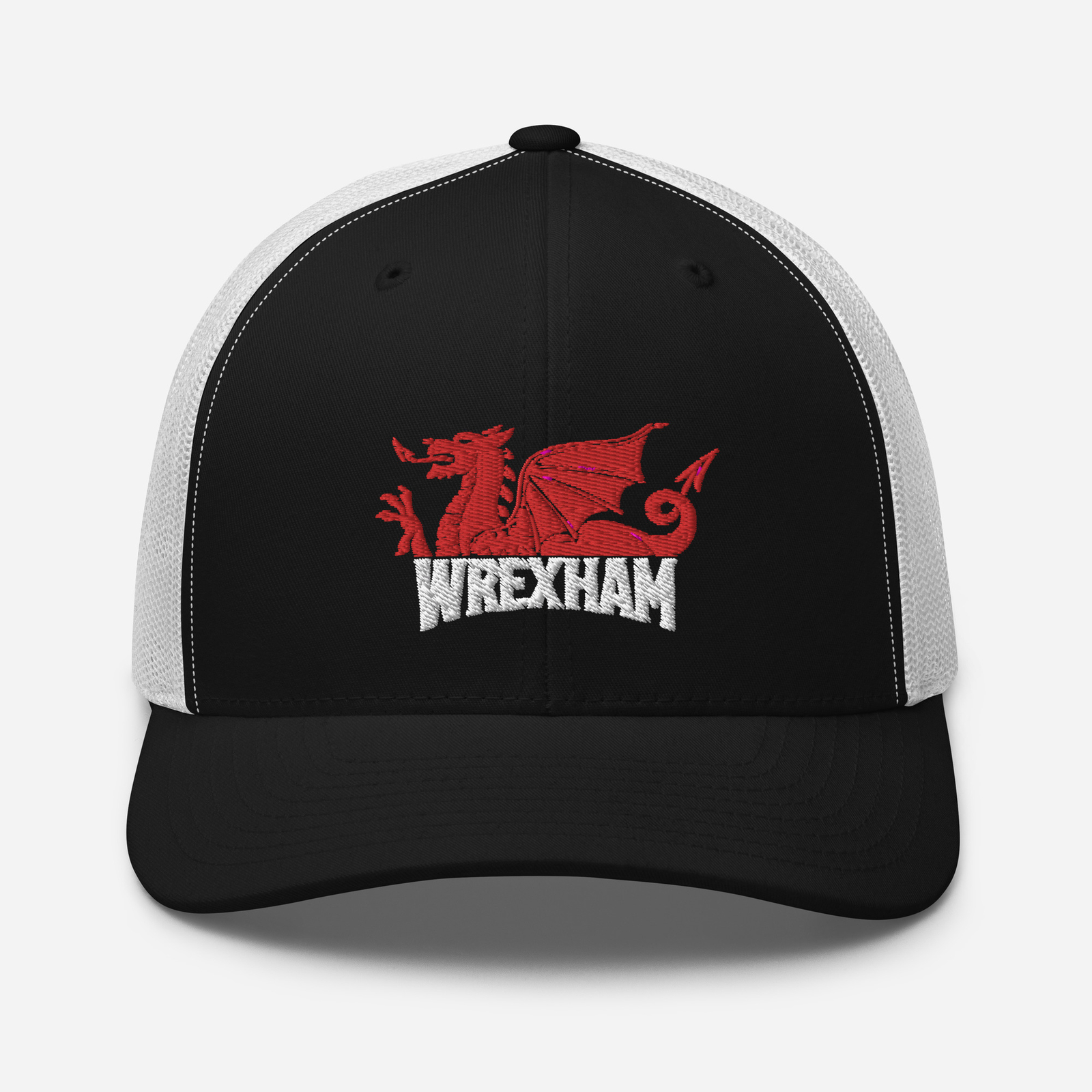 Wrexham AFC Dragon Minimalist Embroidered Vintage Trucker Hat Soccer ...