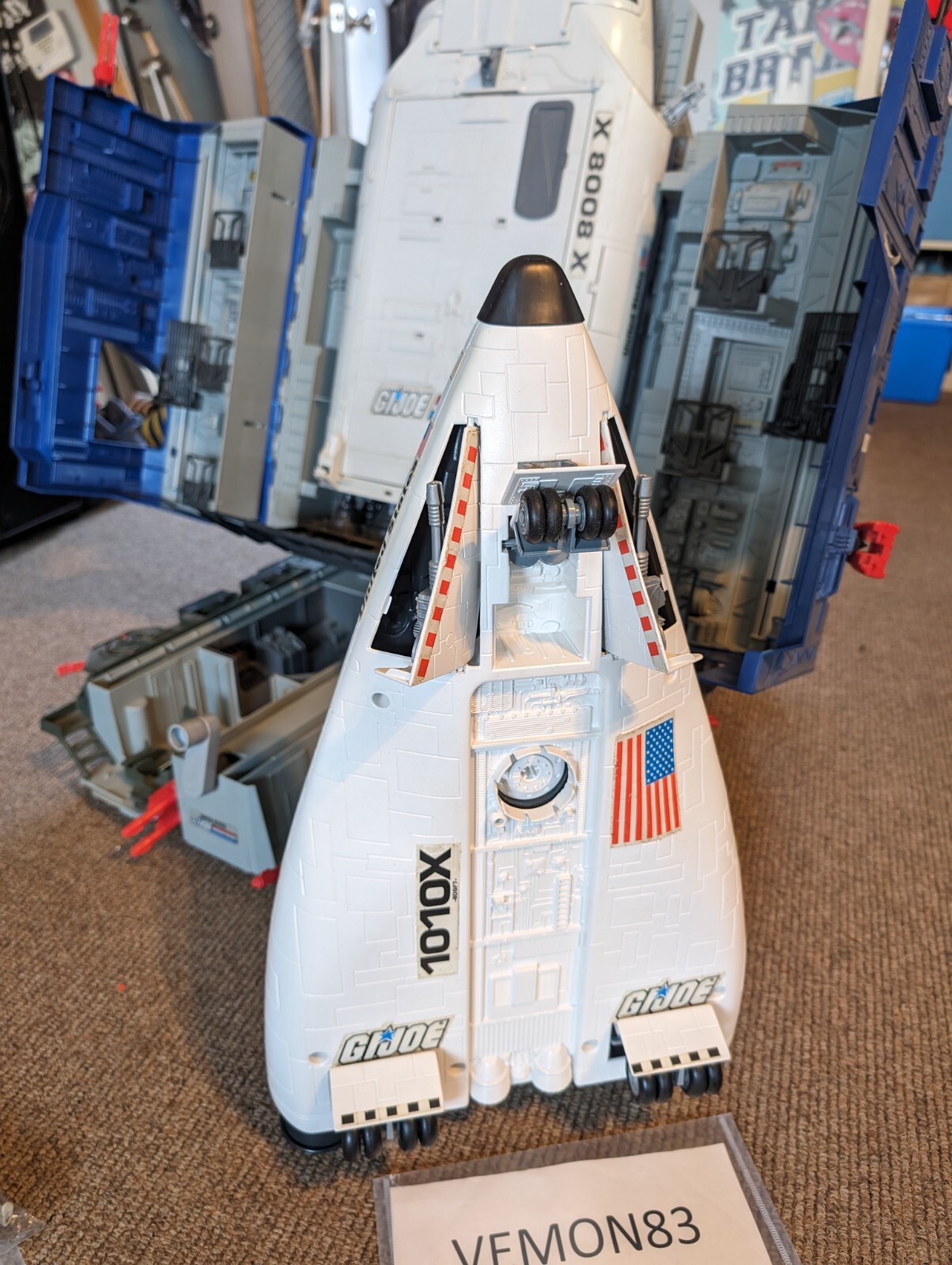 GI JOE DEFIANT SPACE LAUNCH COMPLEX 99.5% complete CRUSADER Space ...