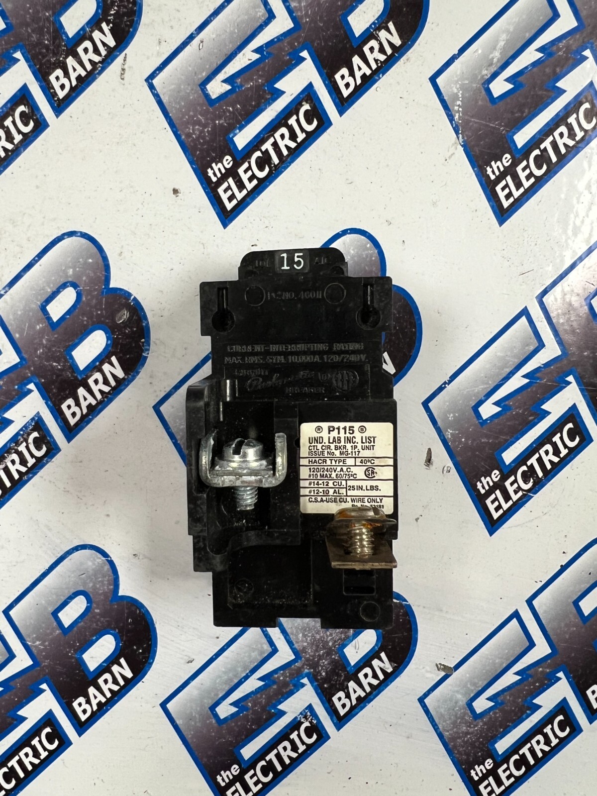 ITE P115 Pushmatic Circuit Breaker 15 Amp 120 Volt 1 Pole NEW-B | eBay