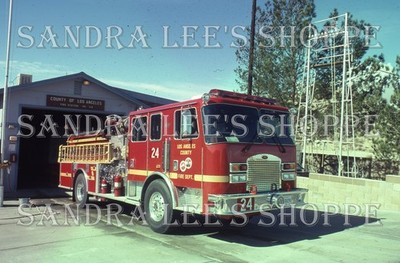 Fire Apparatus Slide 2000 CA LACOFD Palmdale 98 KME Engine 24 Station ...