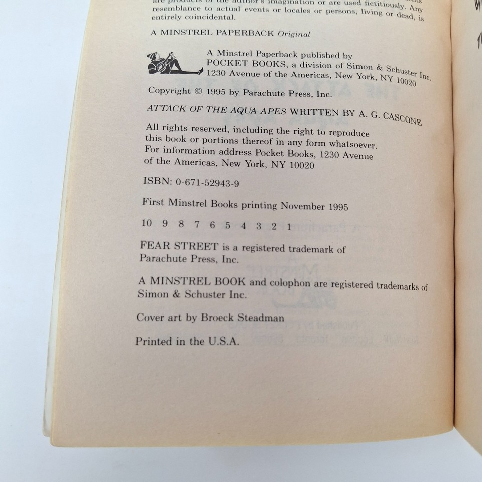 RL Stine Horror Fear Street Twisted 1990s Lot of 4 Paperback Books ...