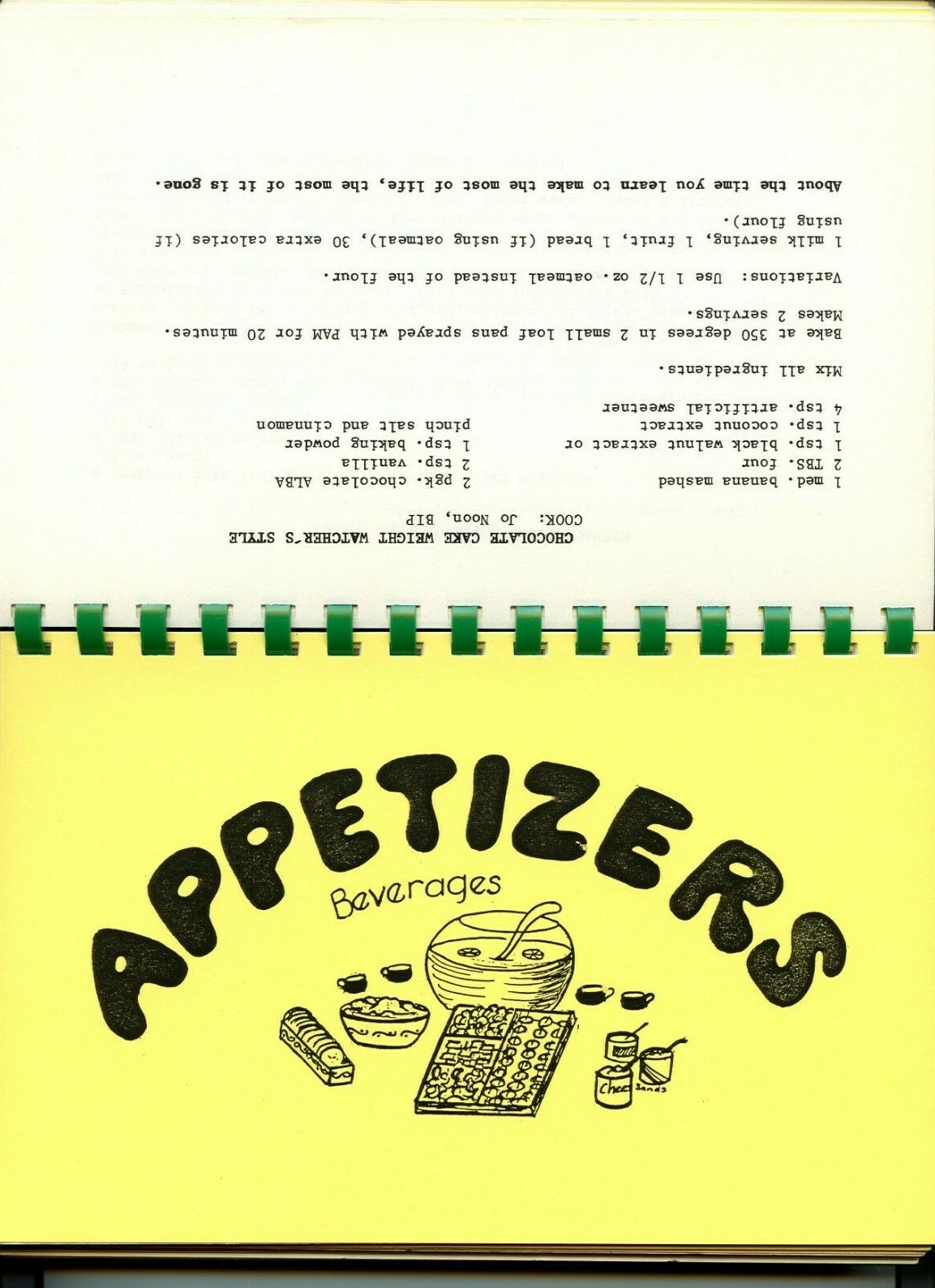 Employee Cookbook Scott County Iowa Health Department Recipes Food Ills ...