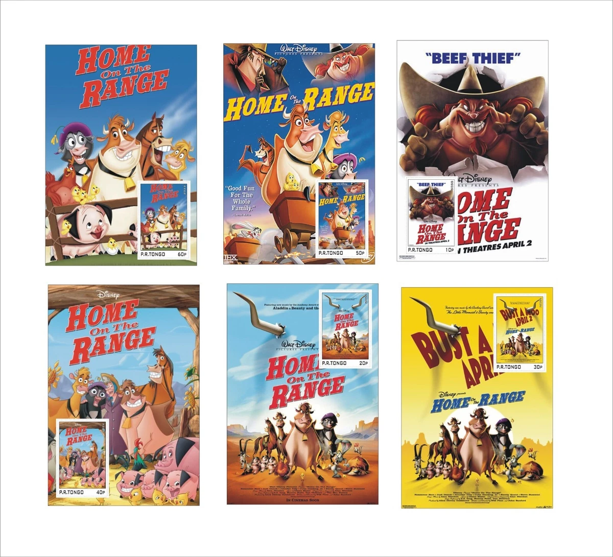 Home On The Range Movie Poster