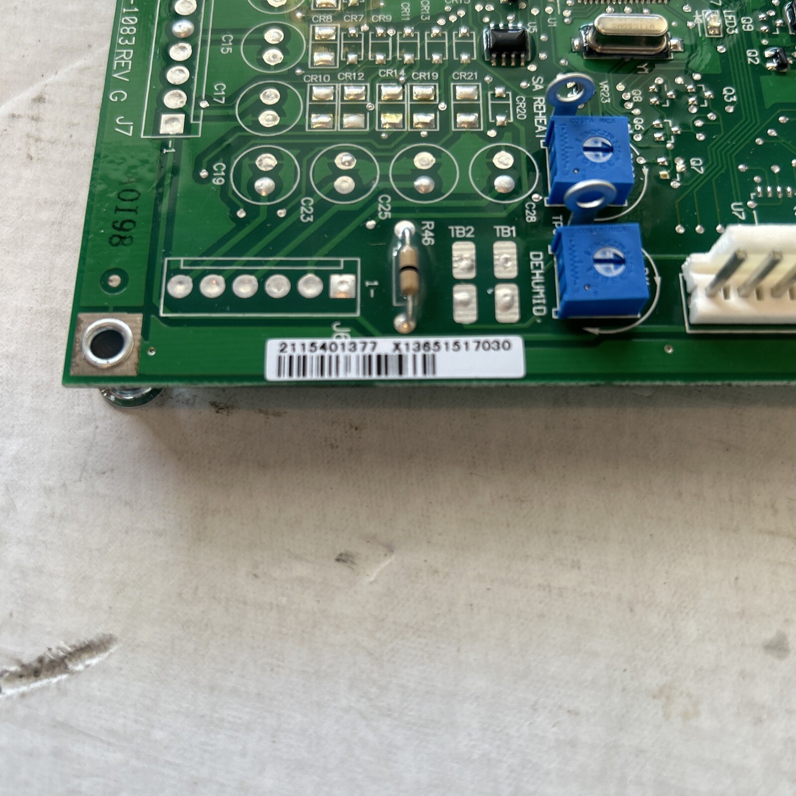 Trane 6400-1083 REV G Control Board 702135520.01A NEW LPU | eBay