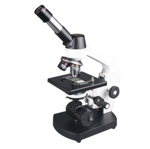 600x Biology Lab LED Microscope w Movable Condenser - Fine Focus ...
