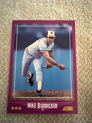 1988 Score #67 Mike Boddicker Baltimore Orioles Baseball Card | eBay