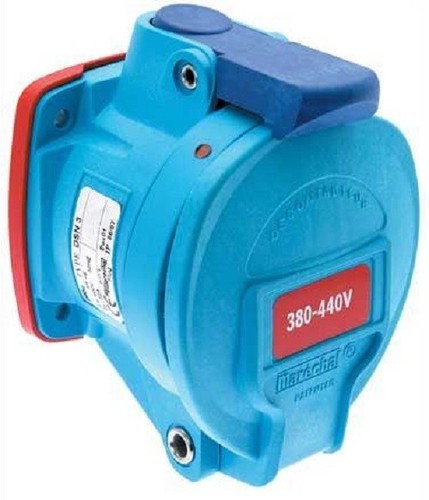 Marechal DSN3 DECONTACTOR SOCKET OUTLET 32A 440V 3P+E+2Aux Female ...