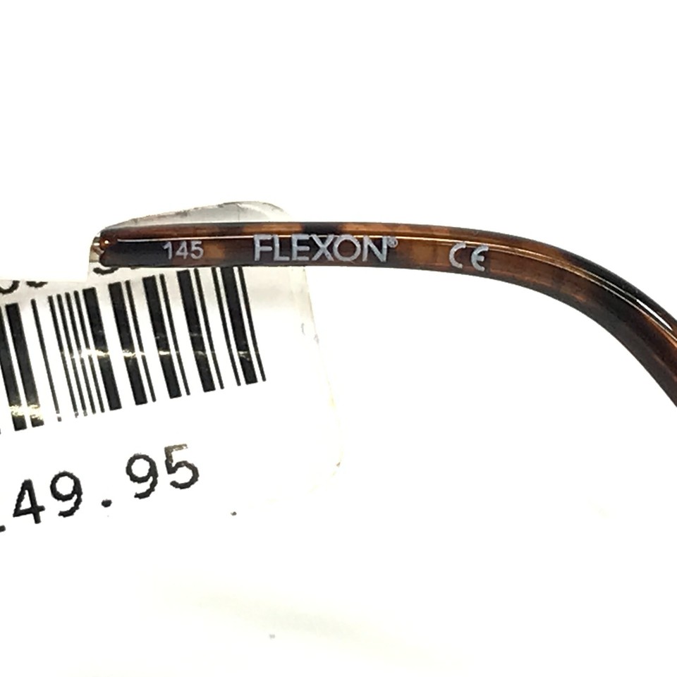 Flexon Eyeglasses Frames H6032 710 Matte Gold Round Full Wire Rim 50-20 ...