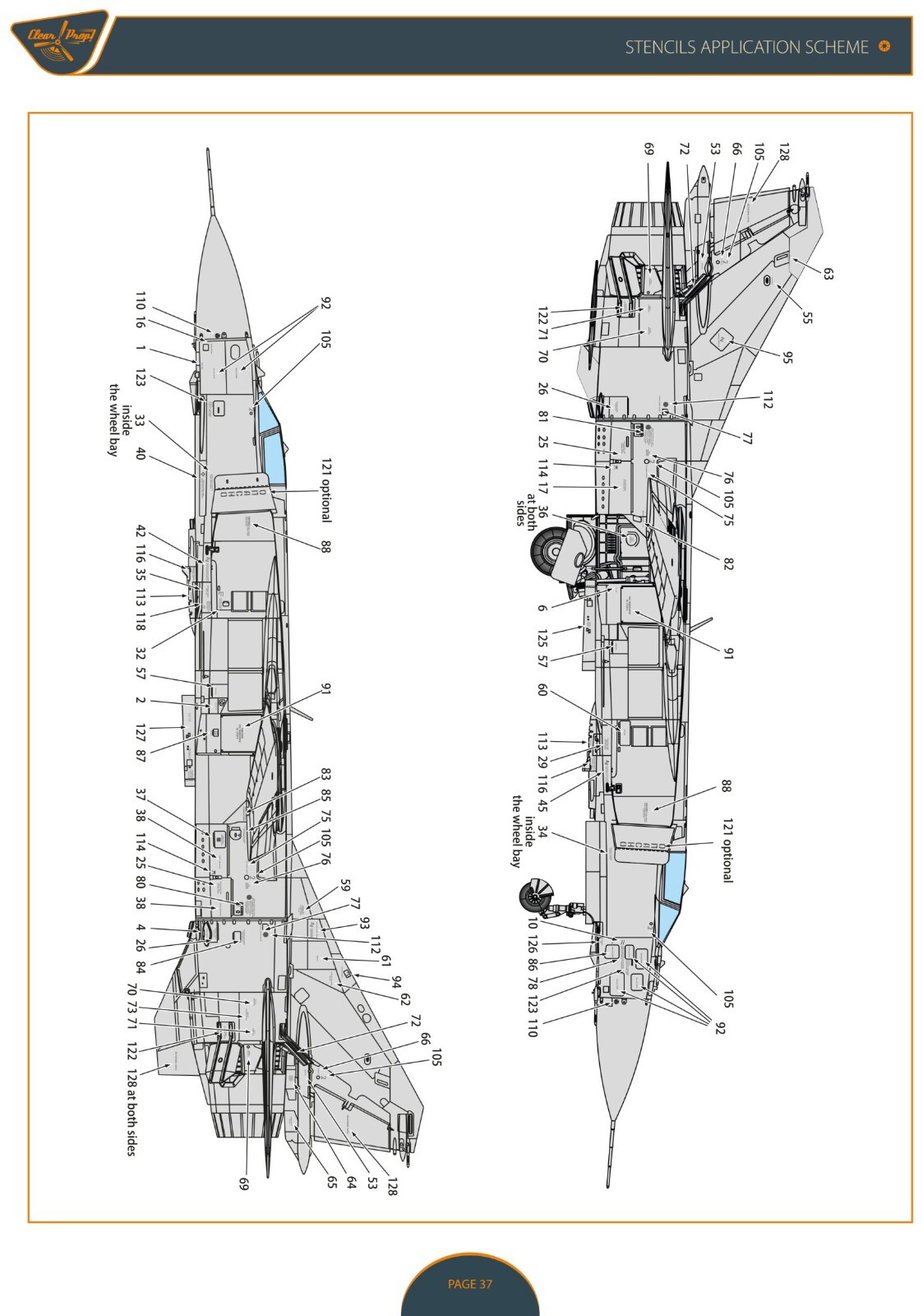 MiG-23ML/MLA Flogger-G Advanced kit (Plastic model kit) 1/72 Clear Prop ...