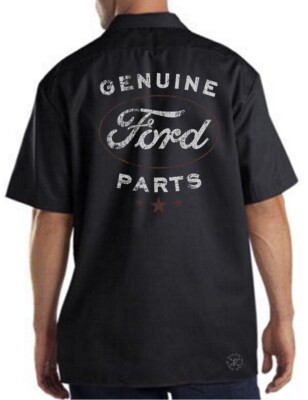 Vintage Genuine Ford Parts Work Shirt Mechanic ~ Racing ~ F150 Mustang ...