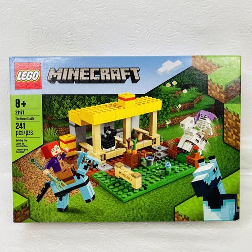 LEGO Minecraft 21171 The Horse Stable Building Kit w 241 Pieces Ages 8 ...