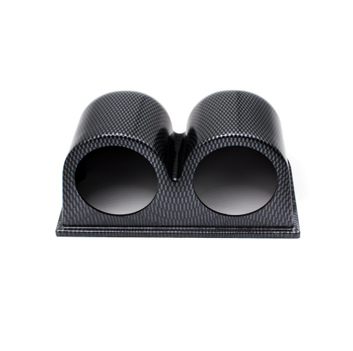 Car Modification Carbon Fiber Two-Hole Instrument Frame 52MM Instrument ...