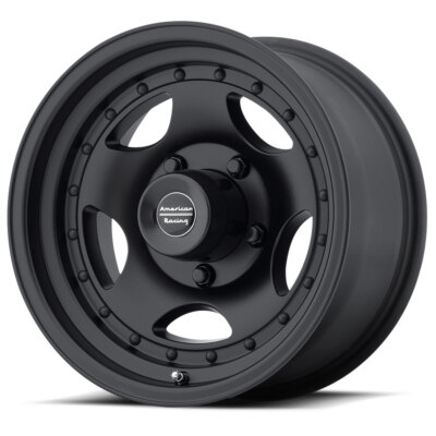 AMERICAN RACING AR23 16X8 6X139.7 Offset 0 Satin Black with Clearcoat ...