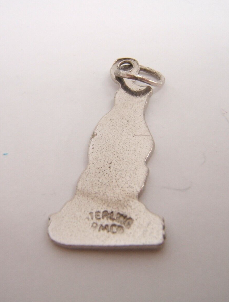 VINTAGE STERLING SILVER & ENAMEL CHARM BEAR BANFF BMCO | eBay