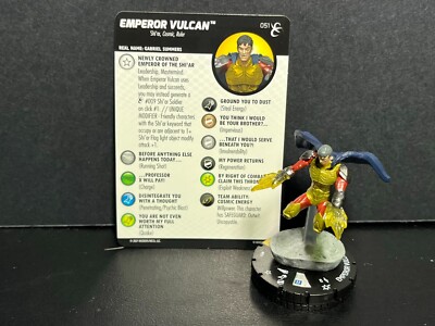 Heroclix Emperor Vulcan 051 - Marvel - Rise and Fall Set | eBay