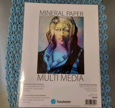 Mineral Paper Pad 9" x 12" 20 Sheets | eBay