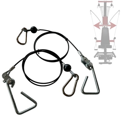 2 x 43" Long Replacement Cables For Bowflex Xtreme, Blaze, Sport ...