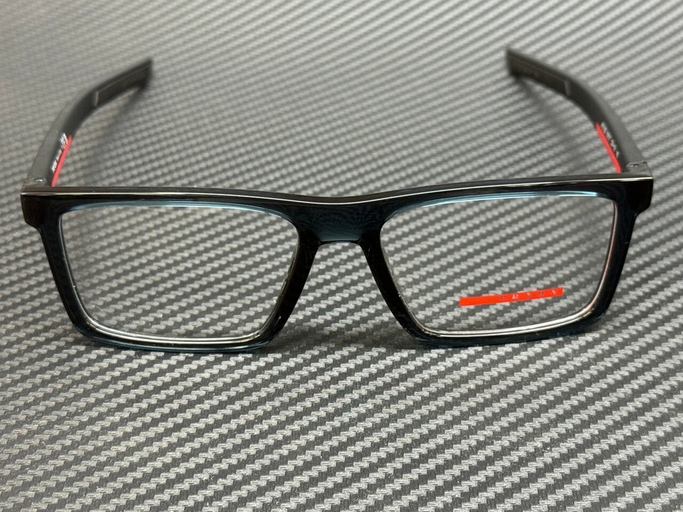 PRADA LINEA ROSSA PS 02QV CZH1O1 Transparent Blue Men's 56 mm ...