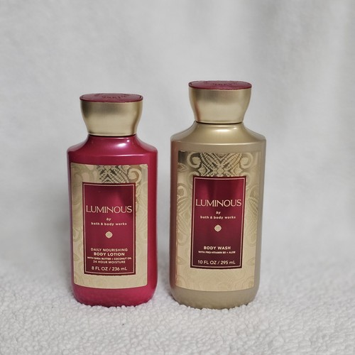 Bath & Body Works LUMINOUS Body Lotion & Body Wash 2 Piece Set | eBay