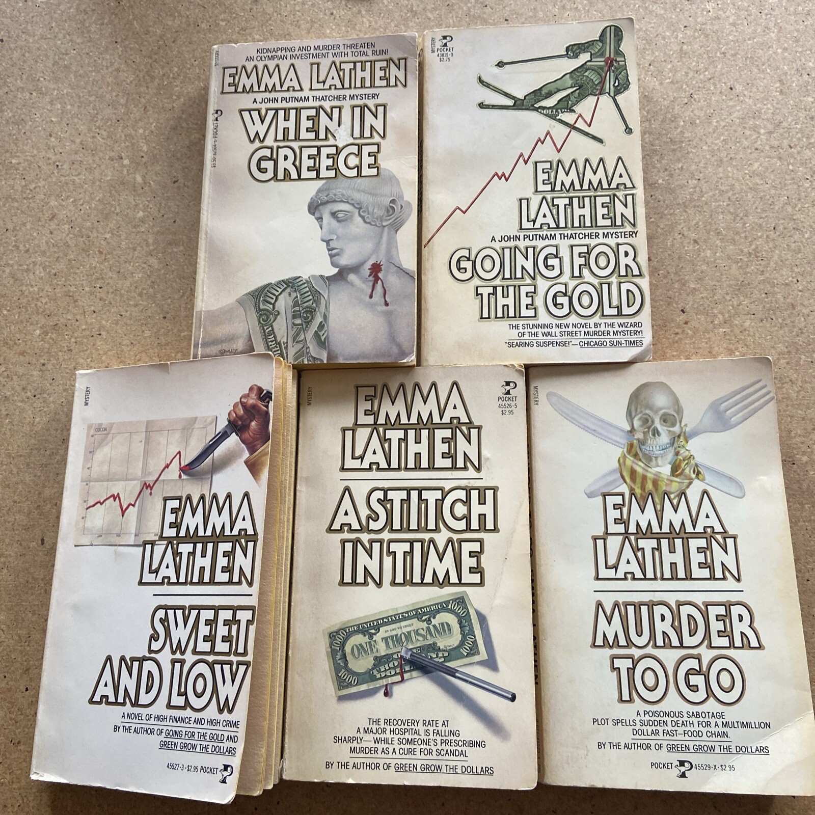 Vintage Emma Lathen Paperbacks John Putnam Thatcher Series Lot Of 5 ...