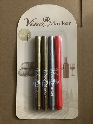 Vino Marker Wine Glass Pens Washable Drink Markers - Perfect For ...