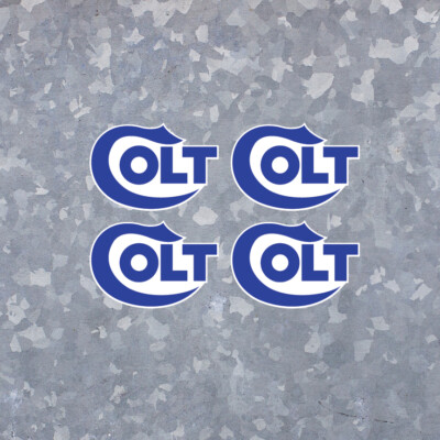 4x Colt Firearm Decals 3.5" X 2.5" Vinyl Decal Sticker U.S. Seller ...