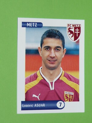#162 LUDOVIC ASUAR FC METZ LORRAINE GRENATS PANINI FOOTBALL 2000-2001 ...