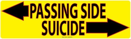 PASSING SIDE SUICIDE WVBP-00017 10" X 3" AUTOMOTIVE COLOR BUMPER ...