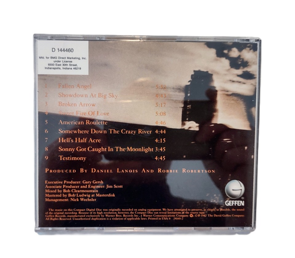 Robbie Robertson CD - 1987 Juno Award-Winning CD! | eBay