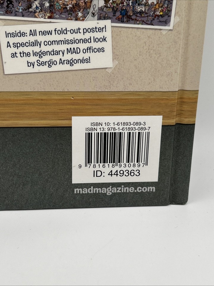 Inside Mad 2013 Hardcover Mad Magazine Book Large Size- Poster included ...