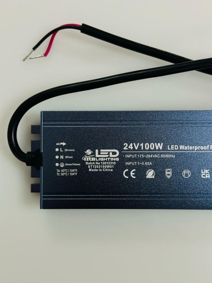 100w to 600W DC24V Waterproof Power Supply Transformer Adapter Driver ...