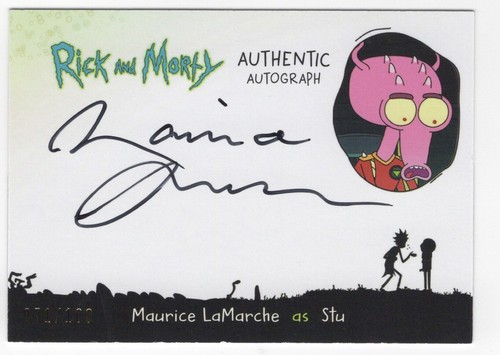 Maurice LaMarche as Stu RICK AND MORTY Season 1 Autograph Card Auto ...