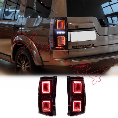 pair For Land Rover Discovery LR4 LED Tail Lights Assembly Rear Brake ...