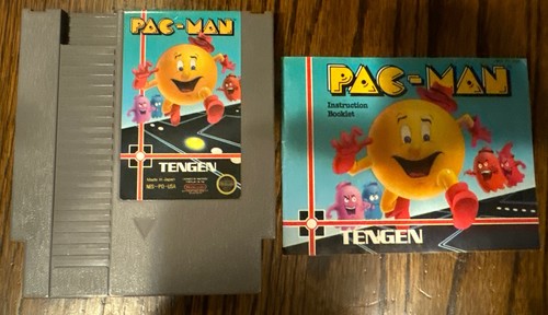 Vintage Nintendo NES Pac-Man Tengen Game And Manual | eBay