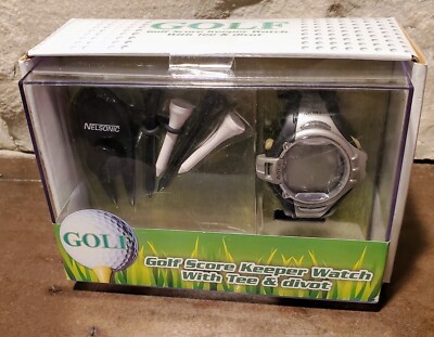 Golf Score Keeper Watch w/Tees & Divot Tool! | eBay