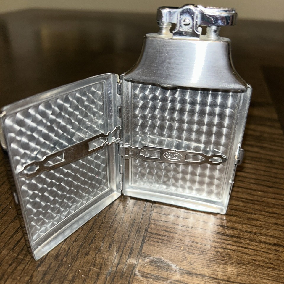 Vintage Art Deco Ronson Mastercase Cigarette Case Lighter UNMARKED No ...