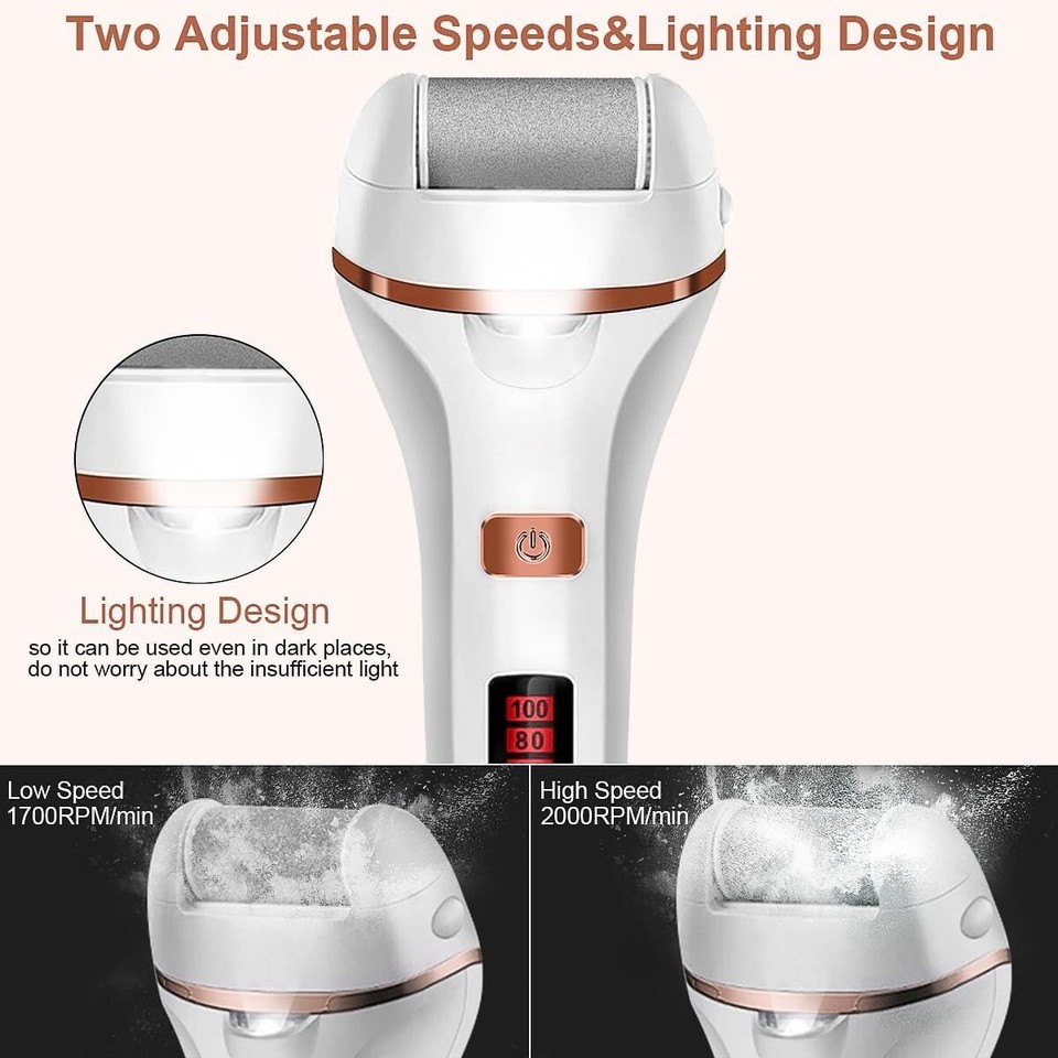 18pcs Rechargeable electric foot grinder file pedicure machine dead ...