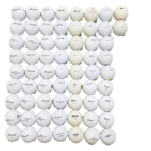 Golf Balls, Recycled, AAA Quality, Mixed Lot of 65 | eBay