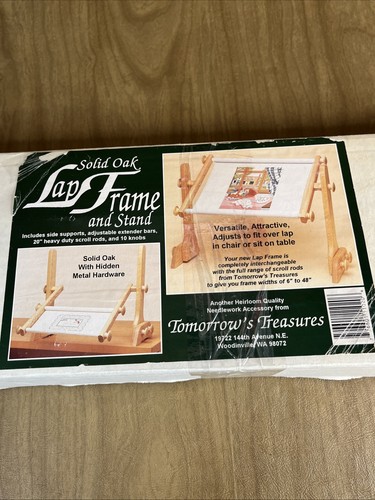 Solid Oak Lap Frame and Stand Needlepoint Cross Stitch Tomorrows ...
