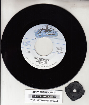 FATS WALLER Ain't misbehavin' & The Jitterbug Waltz 7" 45 rpm vinyl record NEW | eBay Australia